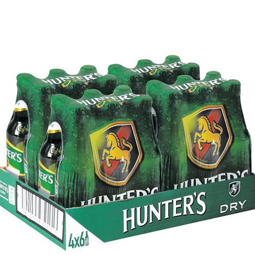 Hunters Dry 330ml NRB x 24 – Dry Dock Liquor