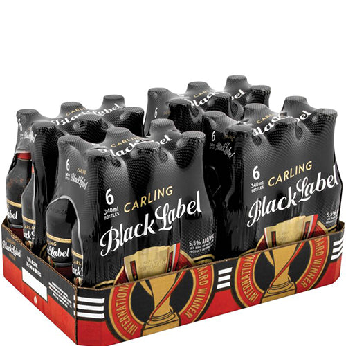 Black Label Lager 330ml NRB x 24 – Dry Dock Liquor