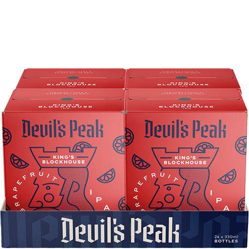 Devils Peak Kings Blockhouse Grapefruit IPA 330ml NRB x 24 – Dry Dock ...