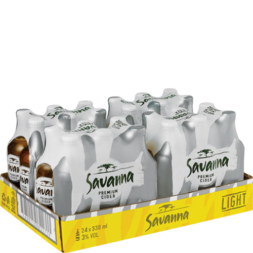 Savanna Light 330ml NRB x 24 – Dry Dock Liquor
